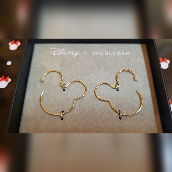 BaubleBar | Jewelry | Disney Baublebar Mickey Thread Through Earrings ...